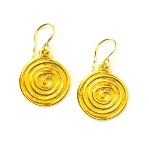 LEXI JEWELRY Maya Swirl Earrings - Gold
