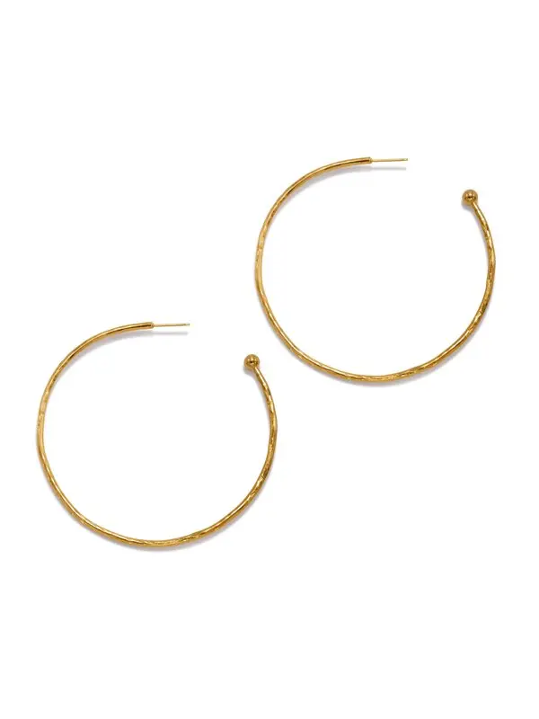 JAREDJAMIN Hooptastic Post Earrings - Gold
