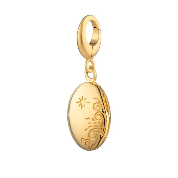 LILY CHARMED Plated Celestial Locket Charm