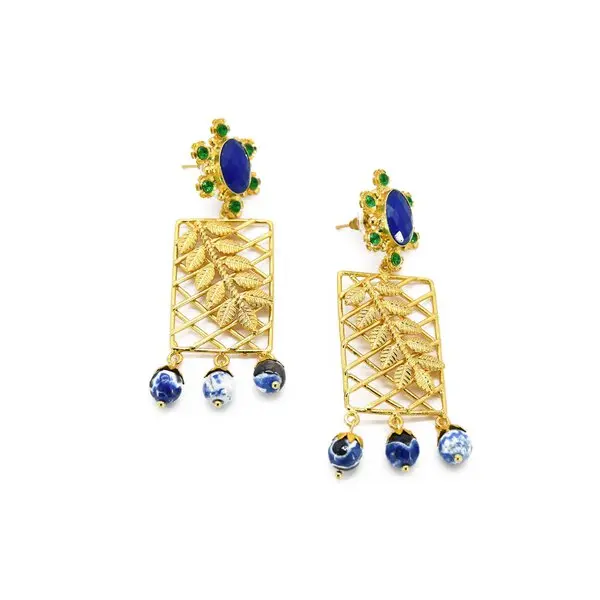 ADIBA Veronica Drop Earrings - Gold