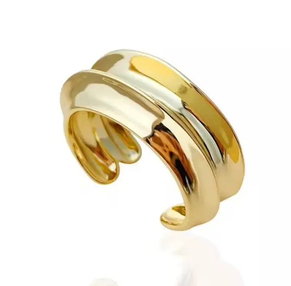 ADRIANA PAPPAS DESIGNS Double Statement Cuff - Gold
