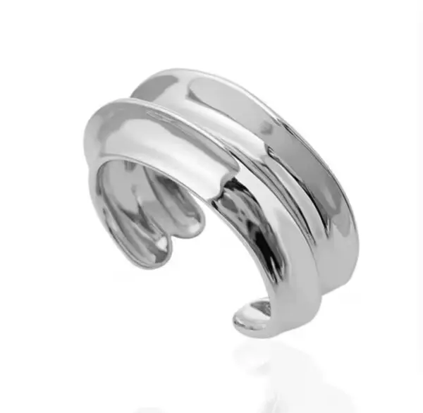 ADRIANA PAPPAS DESIGNS Double Statement Cuff - Silver