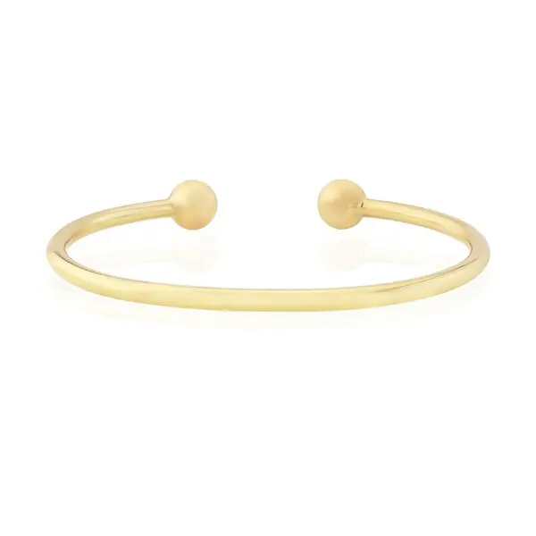 AUREE JEWELLERY Curzon Vermeil Torque Bangle - Gold