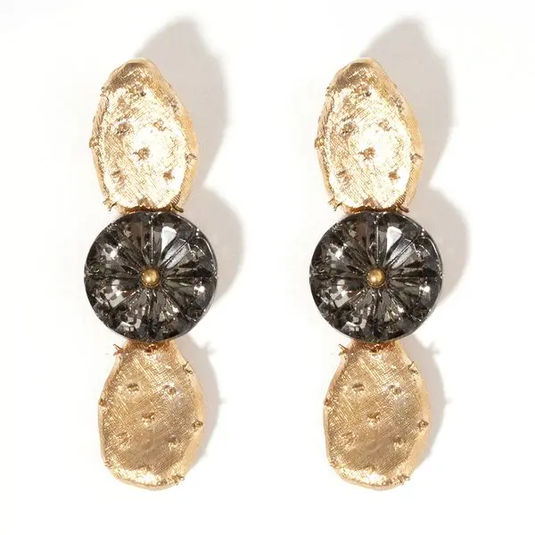 CASTLECLIFF Neutrals / Opuntia Petite Earring - Gold