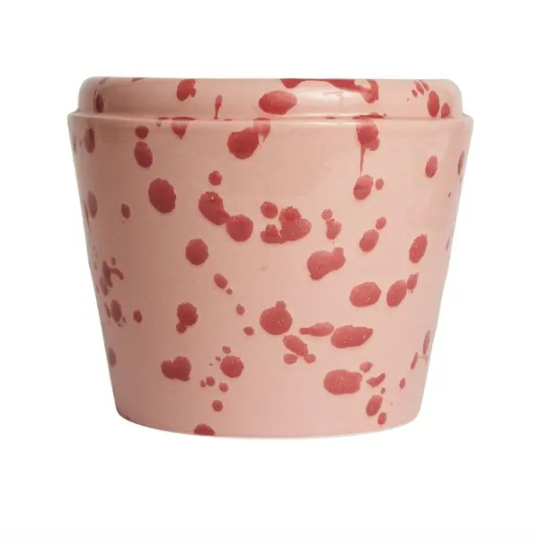 CAROLA FRA I TRULLI Cachepot Vase Rose And Burgundy - Pink