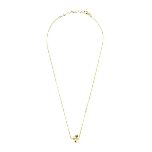 LATELITA Queen Bee Necklace - Gold