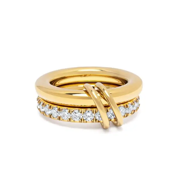 NIALAYA JEWELRY Double Band Ring - Gold