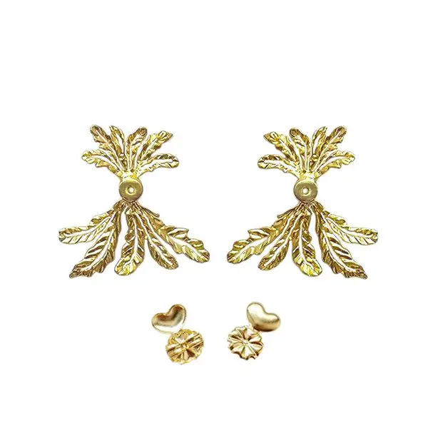 BELLATRICK Detachable Tropical Style Earring - Gold