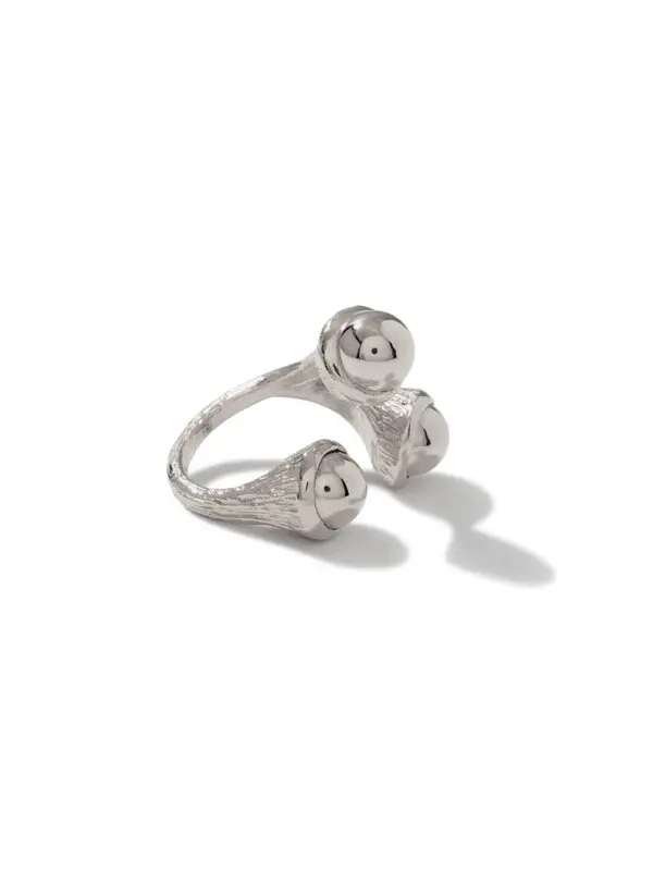 JAREDJAMIN Trinity Acorn Ring - Silver