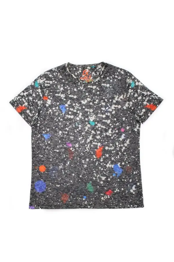 EIGHT X Paint Splash Print T-shirt