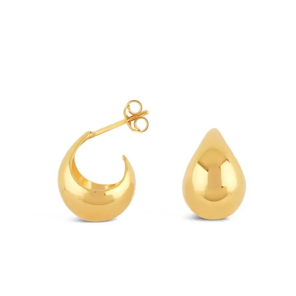 DINNY HALL Scoop Small Hoop Earrings - Gold