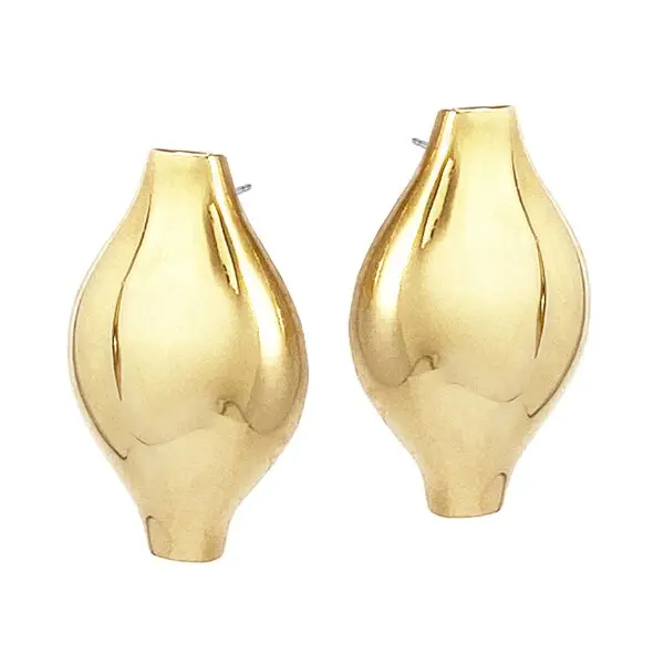 BIKO Amphora Stud Earrings - Gold