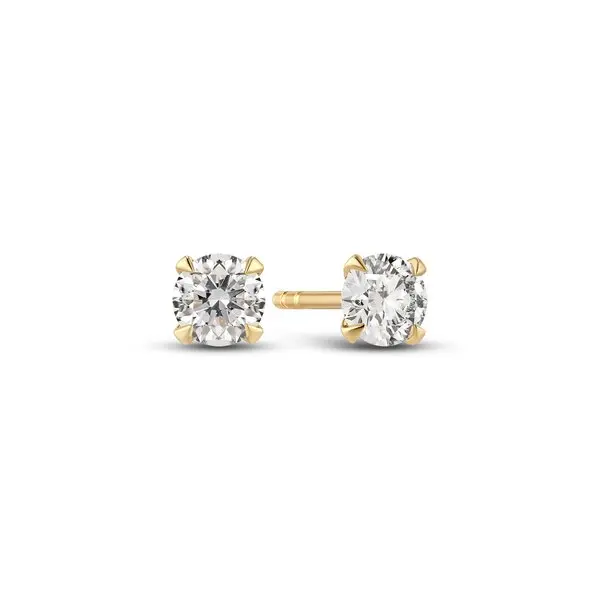SIF JAKOBS JEWELLERY Venice Solitaire Stud Earrings - Gold