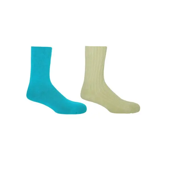 PEPER HAROW - MADE IN ENGLAND Two-pack Bed Socks - White