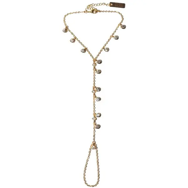 STUDIO BALOGE Diamond Drift Hand Harness - Gold