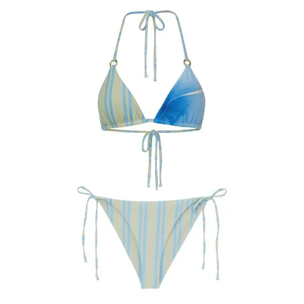 BIKINIS BY BRIDGET Leo Bikini Top - Blue