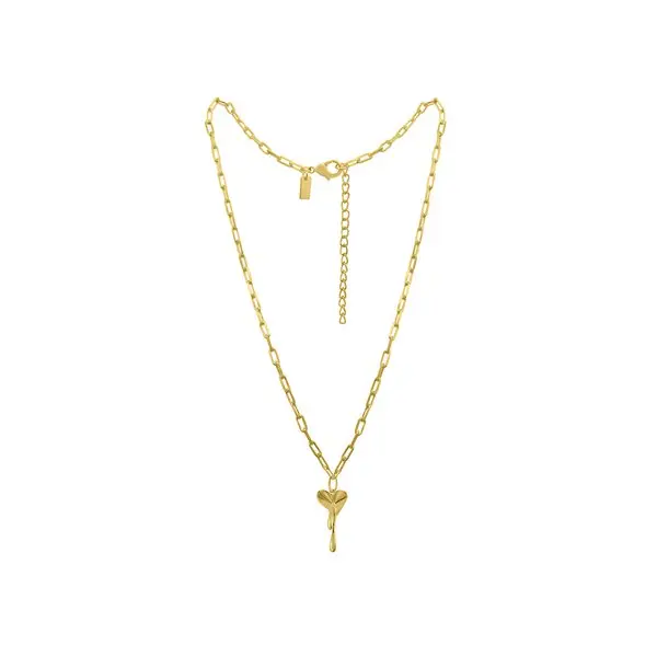 LUNAYA JEWELRY Large Heart Motif Necklace - Gold