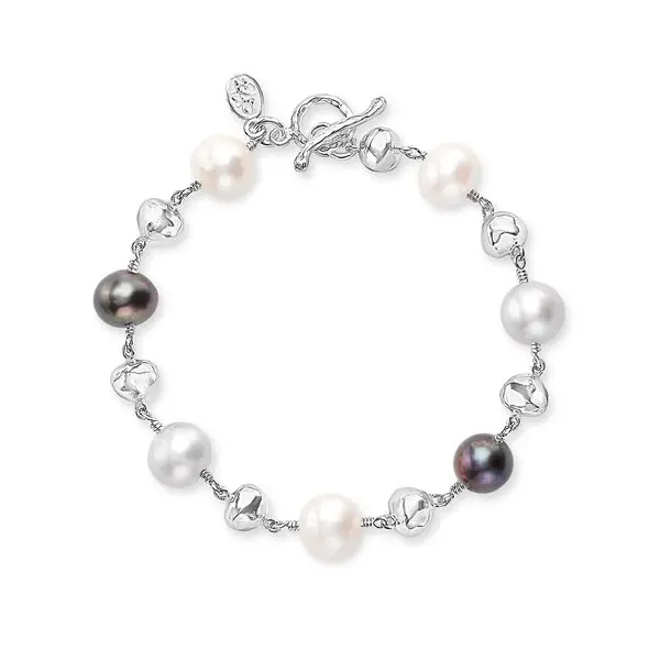 DOWER & HALL Sterling Pearl Bracelet - Silver