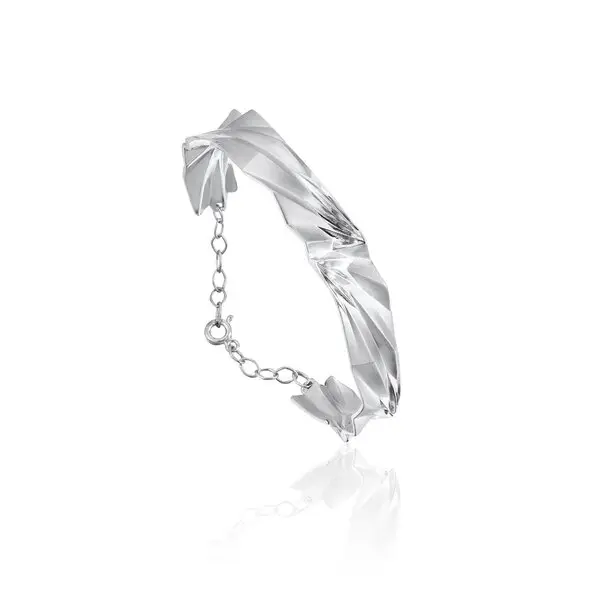 C|ND|N BY CANDAN BALTO Reflection Cuff Bracelet - Silver
