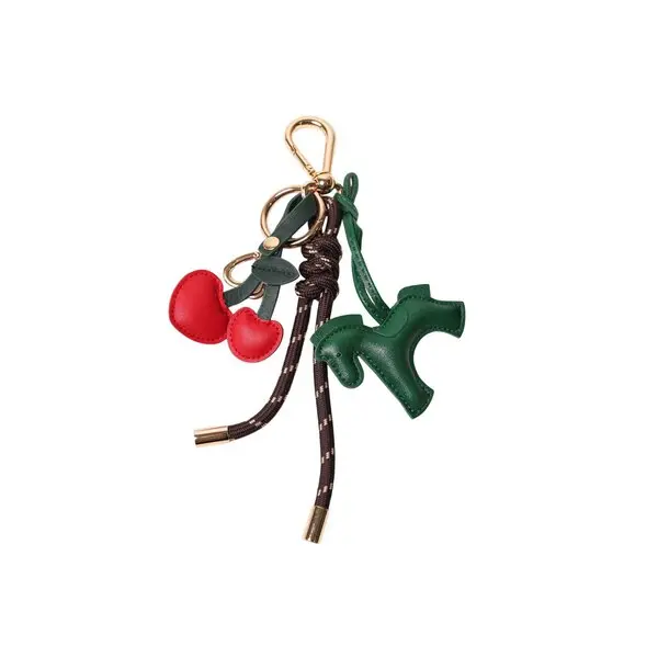 POP UPS BRAND Espresso Charm Key Chain - Brown