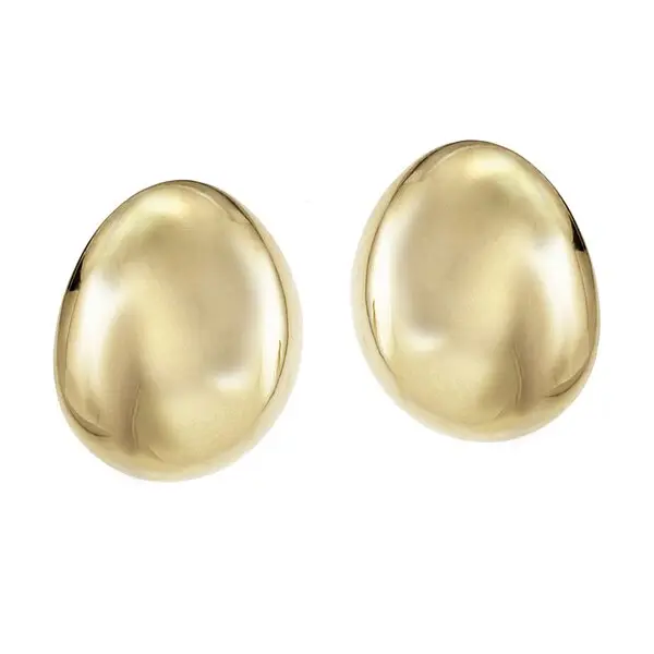 BIKO Galina Large Stud Earrings - Gold