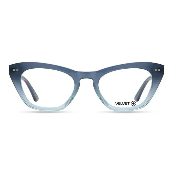 VELVET EYEWEAR Cat Eye Optical Frame - Blue