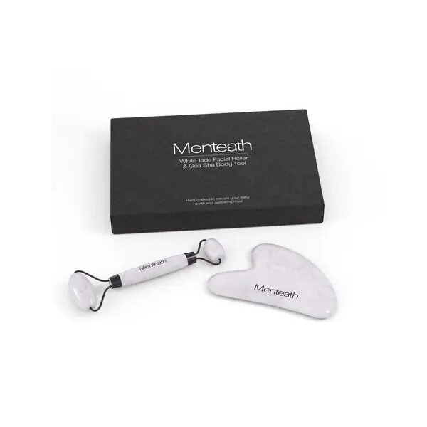 MENTEATH SKINCARE & SCENT Gua Sha Facial Oil - White
