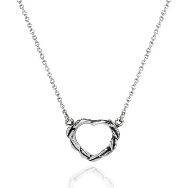 UNALOE Belove Sterling Heart Necklace - Silver