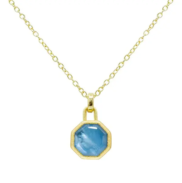 MARCIA MORAN Oakland Tanzanite Pendant Necklace - Blue