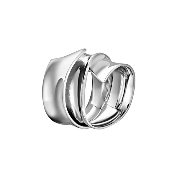 TAMI&TAMI Ten Sixty Four Studio Three String Bow Ring - Silver