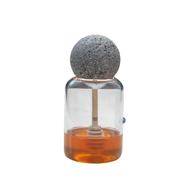 And Jacob Honey Pot Container Lava Stone - Grey