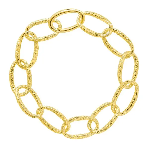 LUCY QUARTERMAINE Linked Hula Vermeil Bracelet - Gold