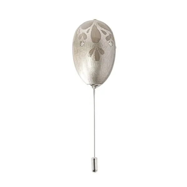 SAULE LABEL Nova Lapel Pin - Silver
