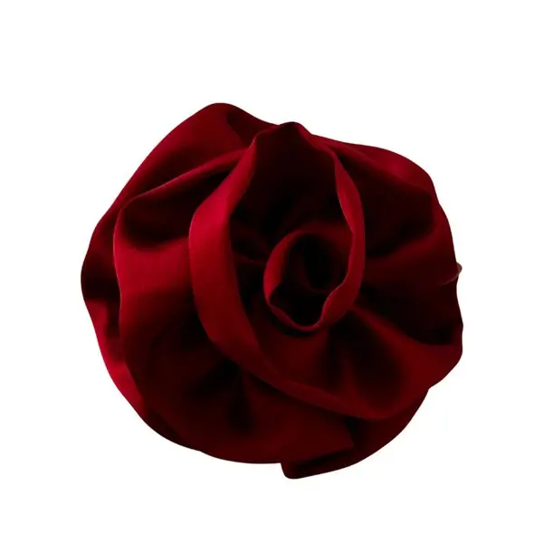 SYLKI Flower Hair Clip - Red