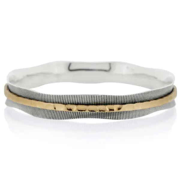 CHARLOTTE'S WEB JEWELLERY Let It Flow Spinning Bangle - Silver