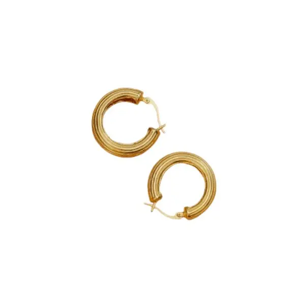 ROZ Cember Hoop Earrings - Gold
