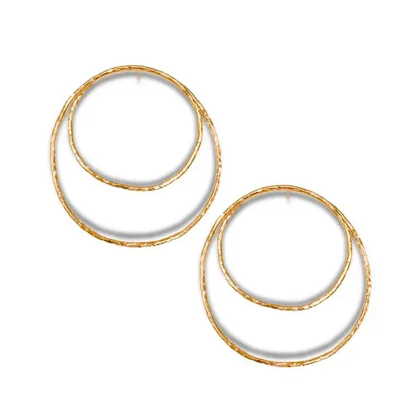 JAREDJAMIN Ottavia Post Earrings - Gold