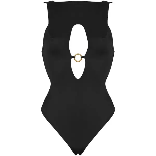 ANTONINIAS Venetia One-piece Swimsuit - Black