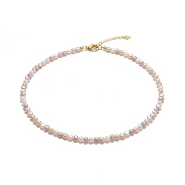 ANGEL BAROCCO Candy Baroque Pearl Necklace - Pink