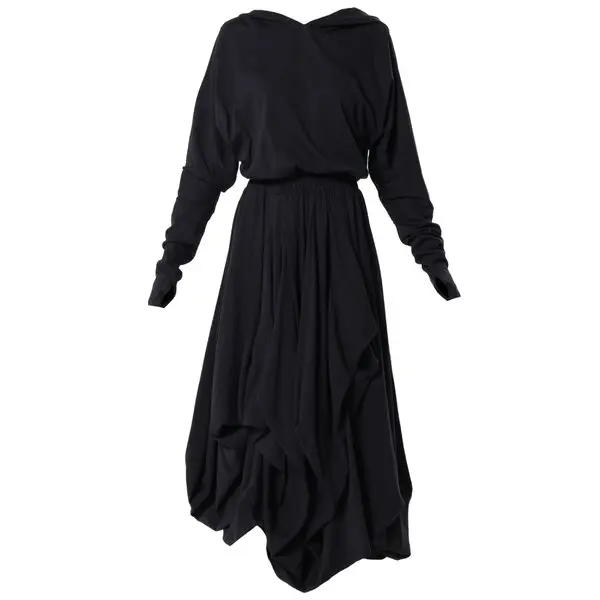 METAMORPHOZA Hooded Midi Dress