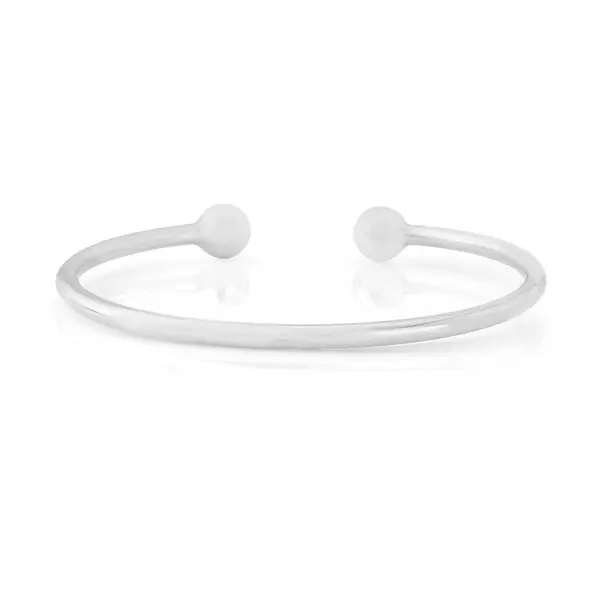 AUREE JEWELLERY Curzon Sterling Torque Bangle - Silver