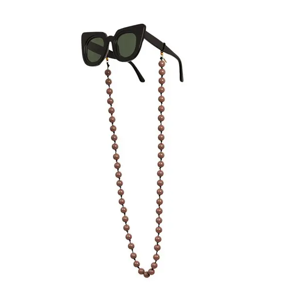 THE ROSE Beaded Glasses Chain - Grey