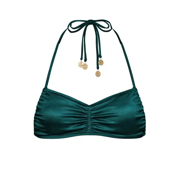 IVY SWIMWEAR Opal Bikini Top - Blue