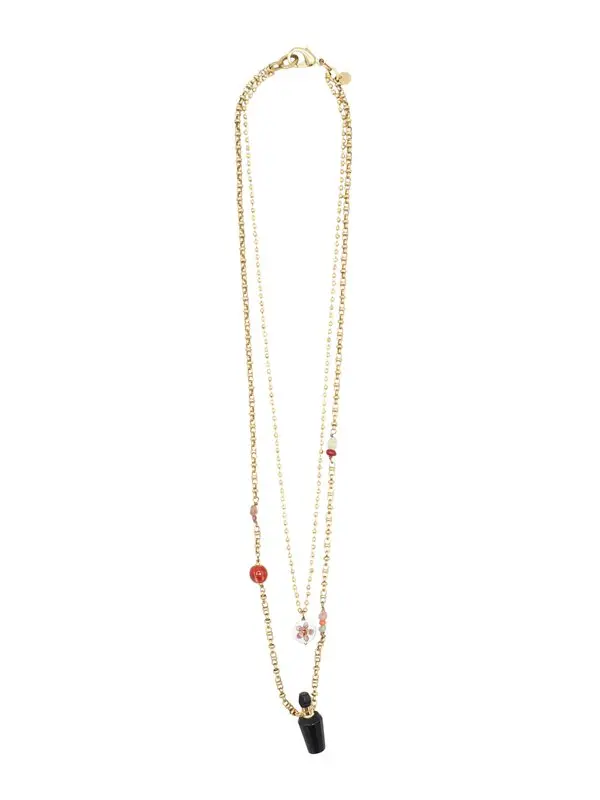 SITA NEVADO Tocador Bottle Pendant Layered Necklace - Black