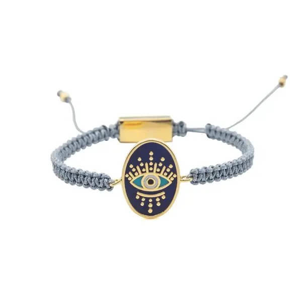 ATELIER PETITES PIERRES Meridian Evil Eye Bracelet - Gold