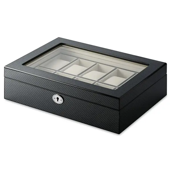 KENNETT WATCHES & ACCESSORIES Kennett Ten-slot Watch Box - Black