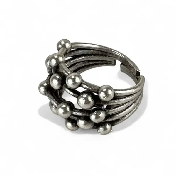 BY VIRGO Calyra Antique Ring - Silver