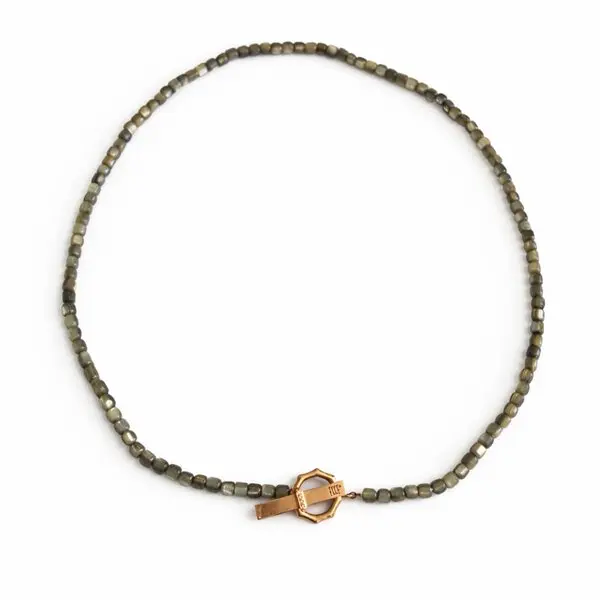 ECCE ARTISAN DIAMONDS 14k Gold Pearl And Diamond Necklace - Grey