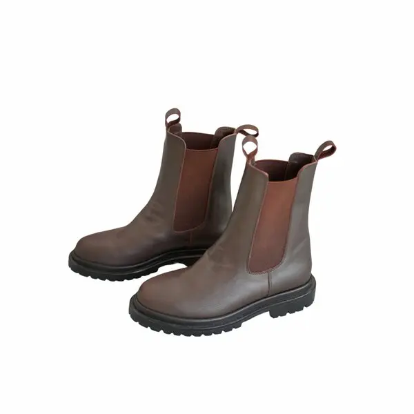 Pink Haley Jordyn Chelsea Leather Boots