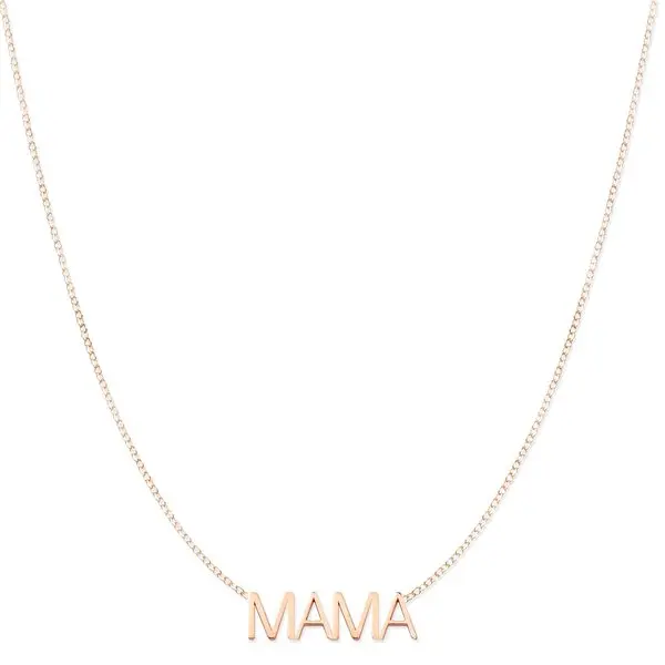 Maya Brenner Designs Mama Pendant Necklace - Rose Gold